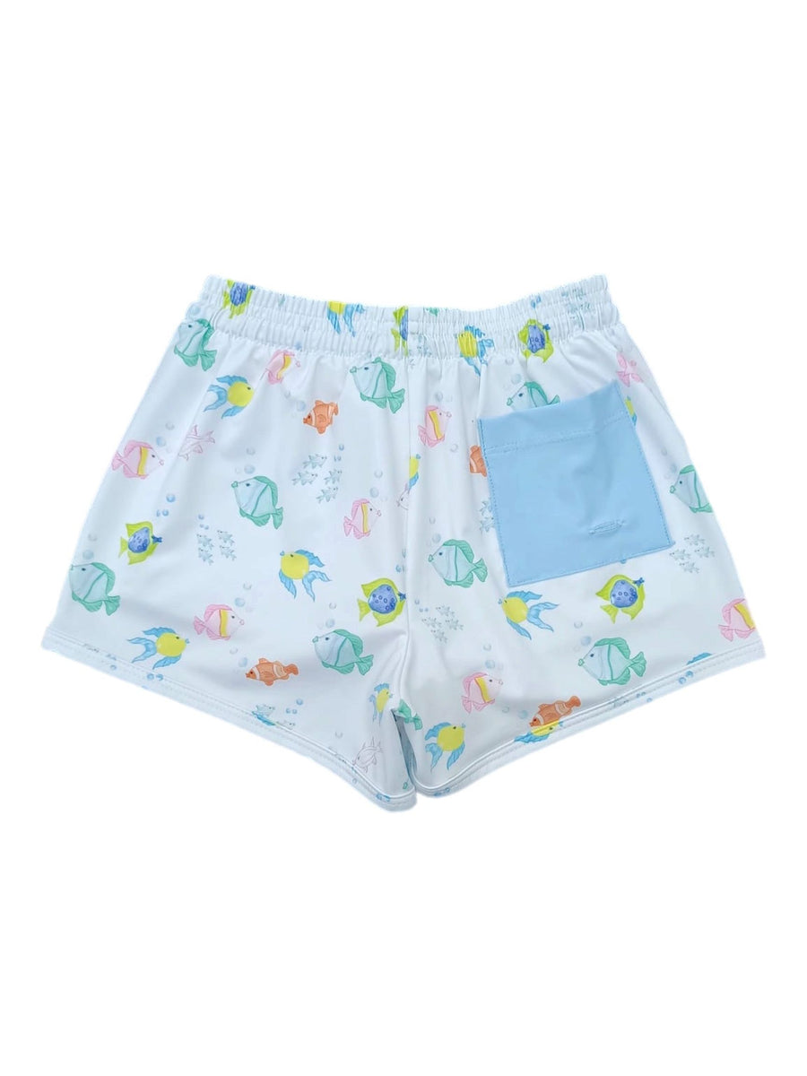 James Swim Trunks - O'Fishally Summer | Posh Tots Children's Boutique