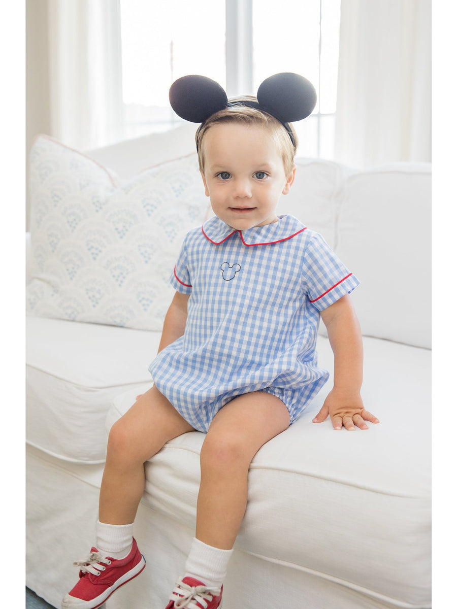 Mouse Ears Boy Bubble | Posh Tots Children's Boutique