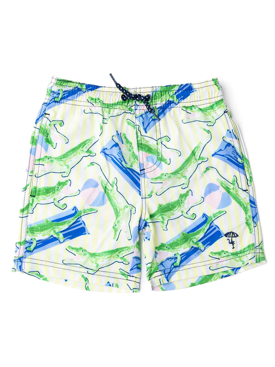 Boys Trunks - Beach Gator | Posh Tots Children's Boutique
