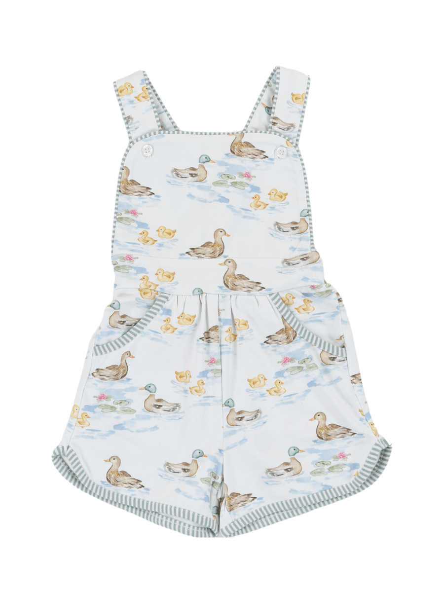 PRE-ORDER Darling Ducks Girls Romper | Posh Tots Children's Boutique