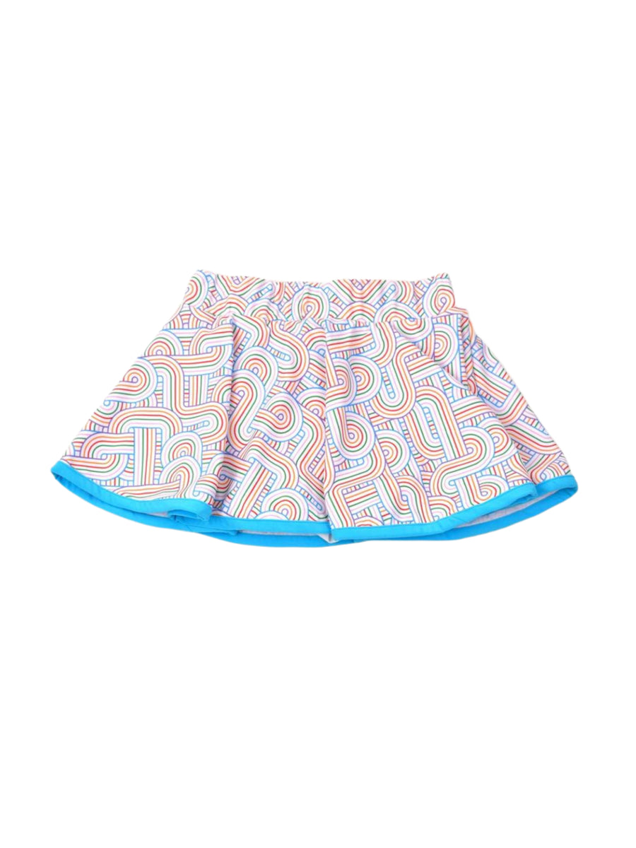 Turquoise Swirl Skort | Posh Tots Children's Boutique