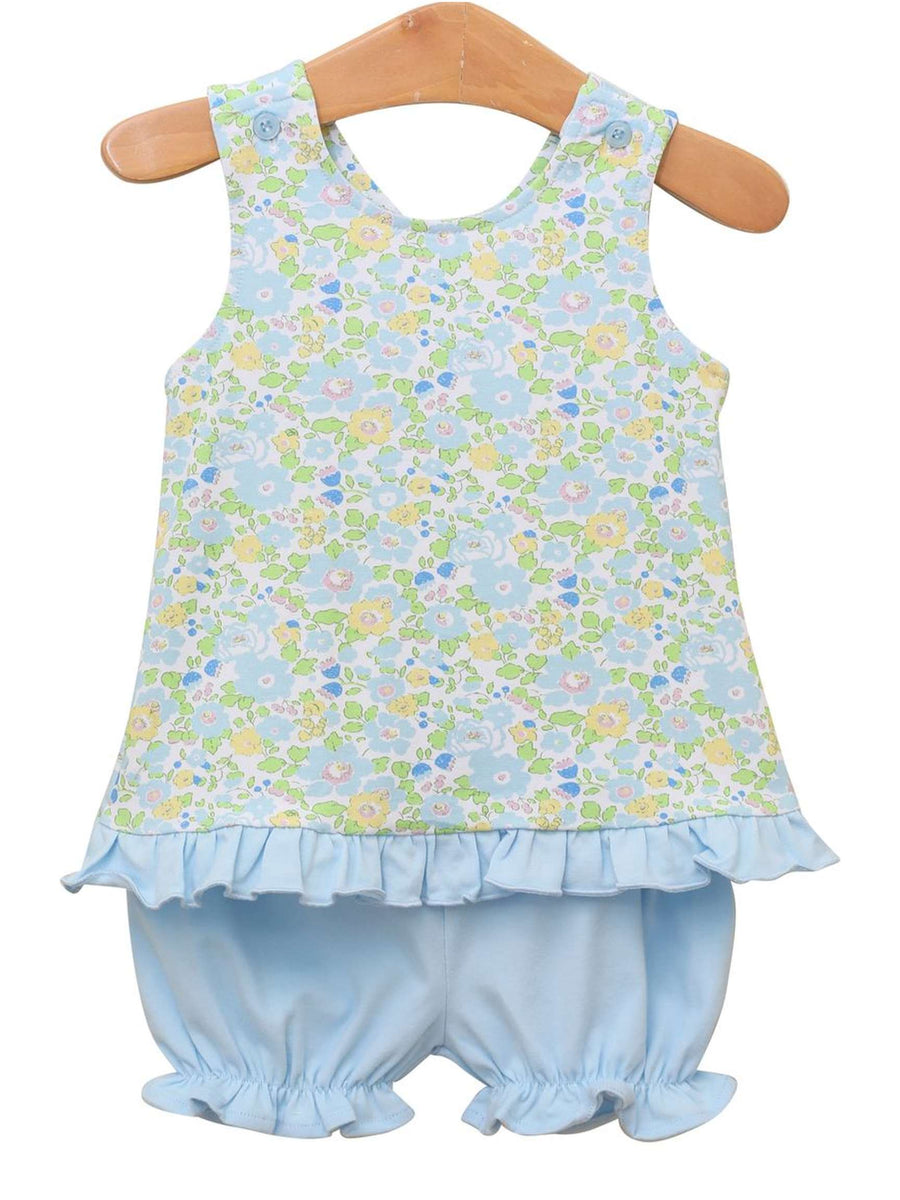 PRE-ORDER Blooming Floral Bloomer Set | Posh Tots Children's Boutique