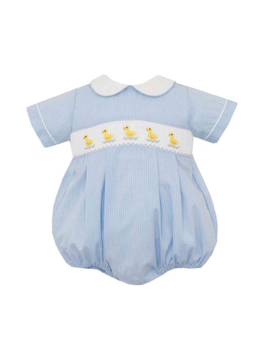 Smocked Ducks Boy Bubble | Posh Tots Children's Boutique