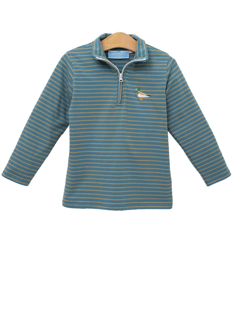 Mallard Embroidered Pullover | Posh Tots Children's Boutique