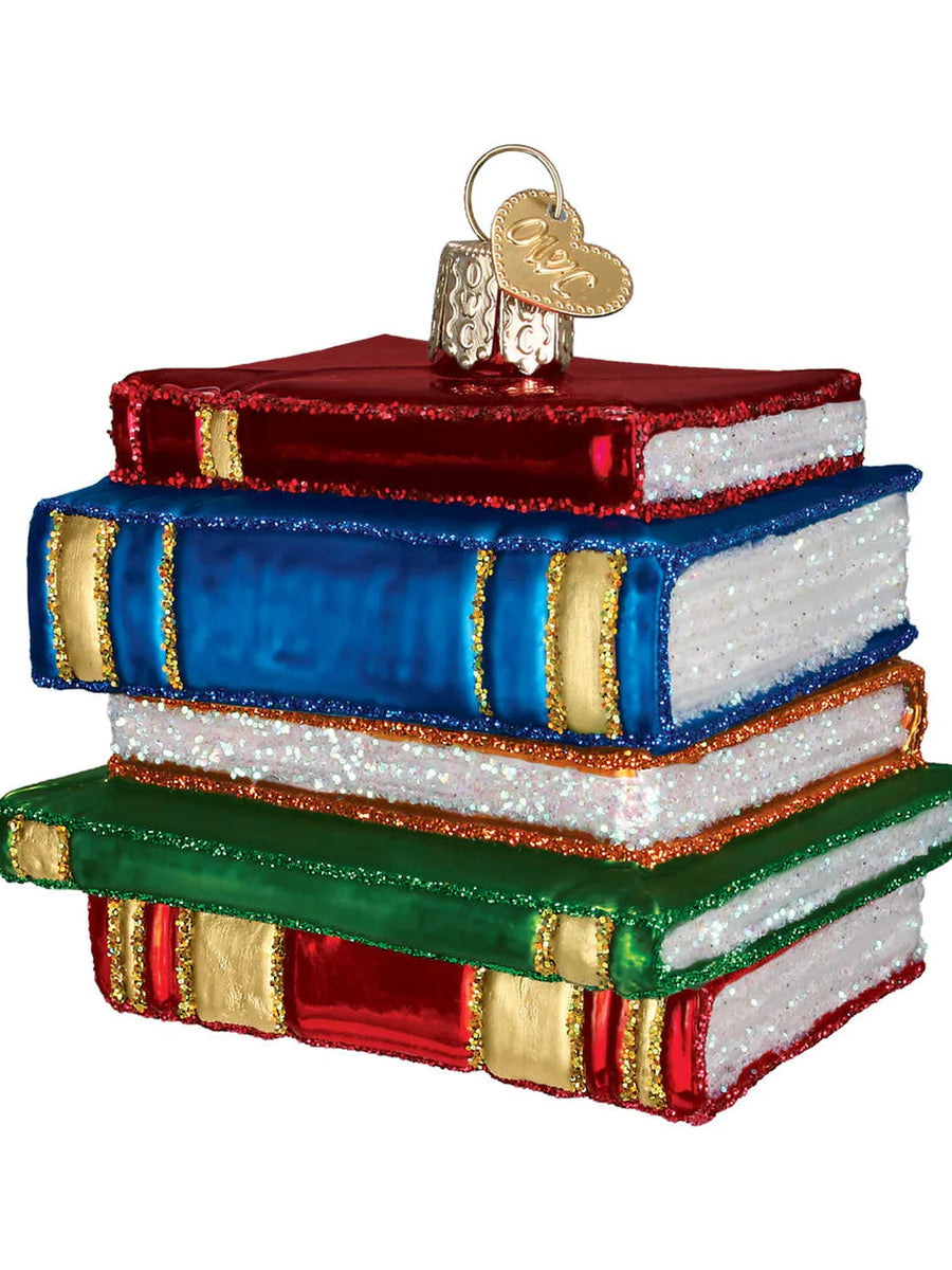 Stack Of Books Ornament | Posh Tots Children's Boutique