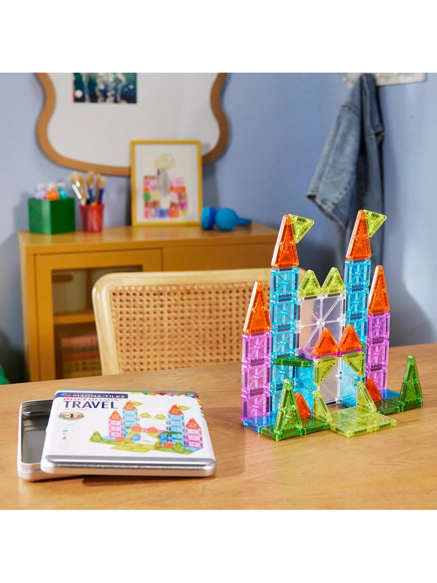 Magna-Tiles Travel Set Deluxe 55-Piece Set | Posh Tots Children's Boutique