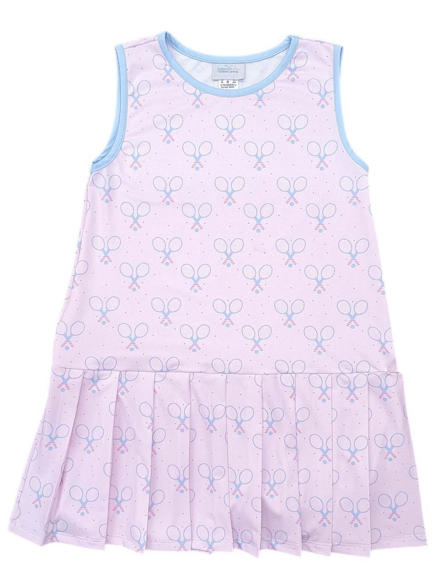 Stella Tennis Dress- Tennis Rackets | Posh Tots Children's Boutique