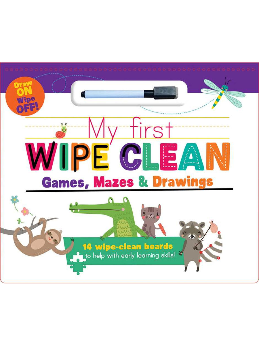 My First Wipe Clean: Games, Mazes & Drawings | Posh Tots Children's ...