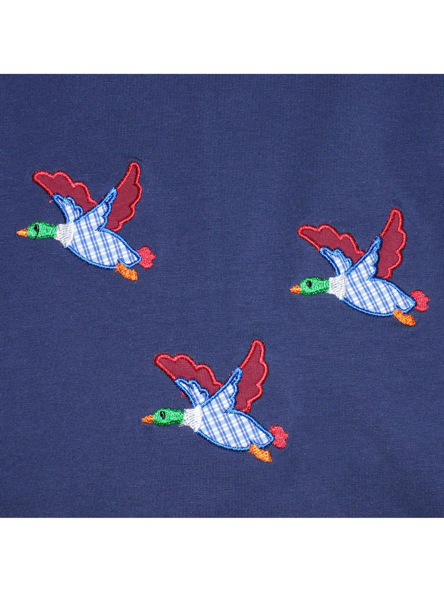 Houston Shirt - Trio of Mallards | Posh Tots Children's Boutique