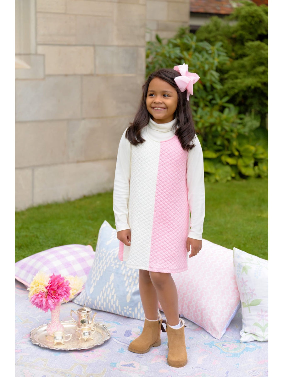 Juliet Jumper - Palmetto Pearl/Sandpearl Pink Quilted | Posh Tots ...