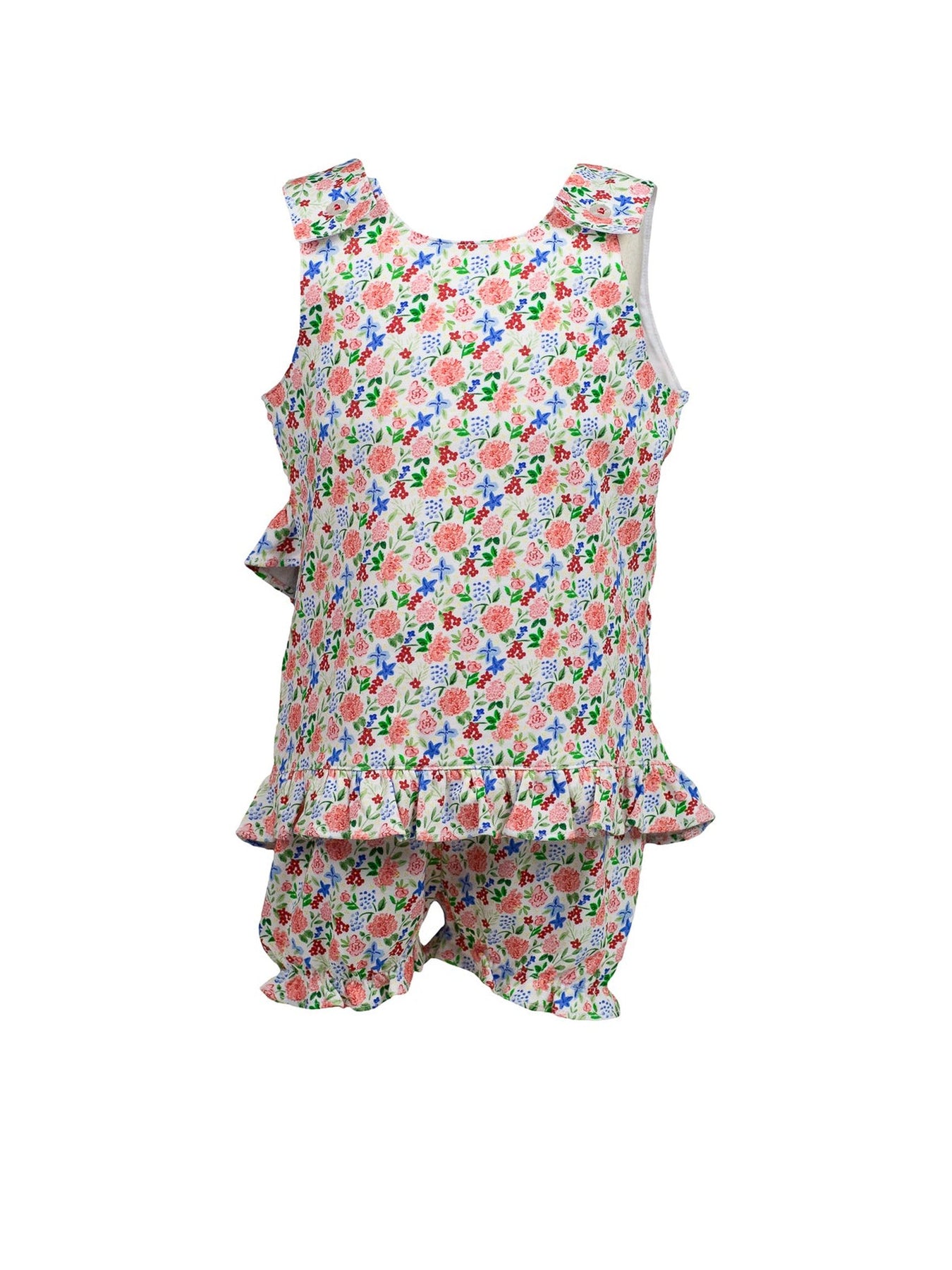 PRE-ORDER Geranium Bloomer Set | Posh Tots Children's Boutique