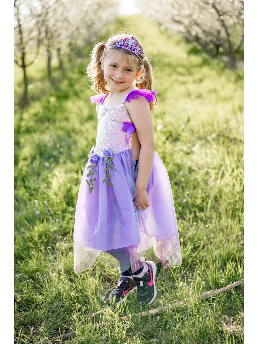 Lilac Sequins Forest Fairy Tunic Dress | Posh Tots Children's Boutique