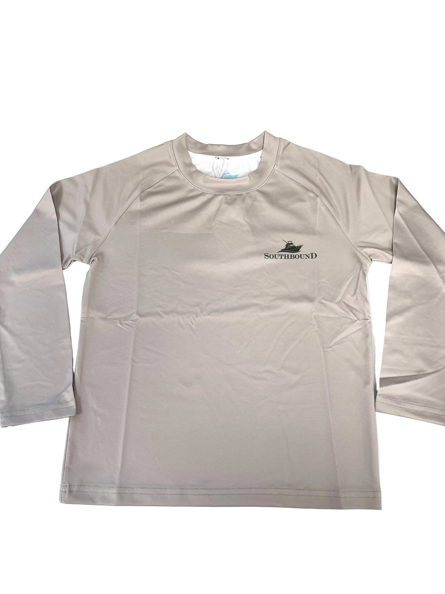 Southbound Performance L/S Tee- Duck Stamp | Posh Tots Children's Boutique