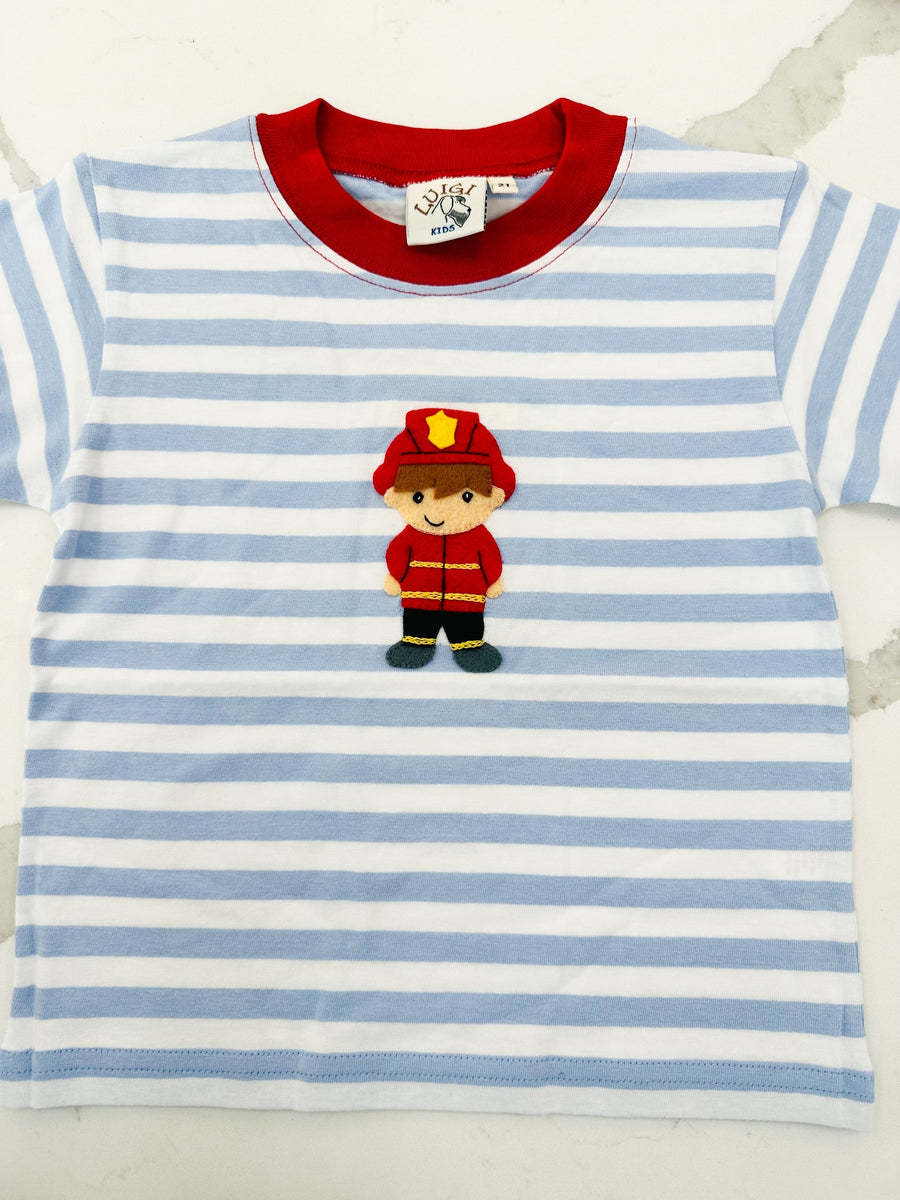 Fire Fighter S/S Shirt | Posh Tots Children's Boutique