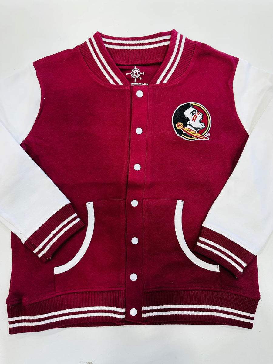 Florida State Varsity Jacket | Posh Tots Children's Boutique