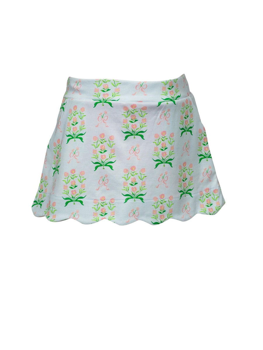 Margot Scallop Girl Skort | Posh Tots Children's Boutique