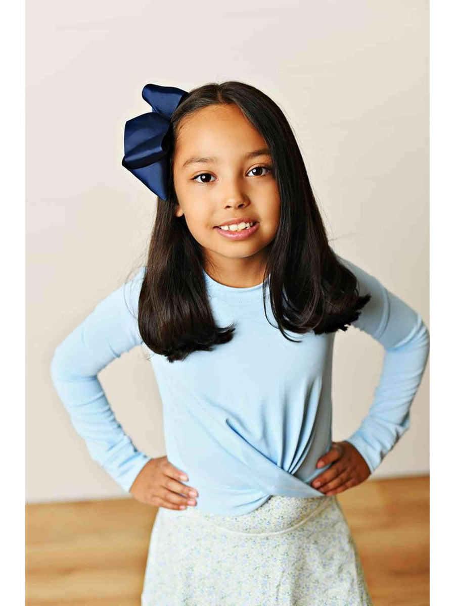 Blue Knot Tennis Top | Posh Tots Children's Boutique