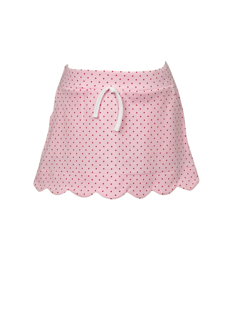Red Dot Girl Skort | Posh Tots Children's Boutique