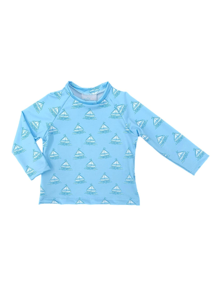 Sammy Rash Guard - Set Sail | Posh Tots Children's Boutique