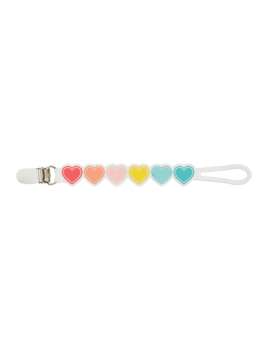 Heart Silicone Pacy Strap | Posh Tots Children's Boutique