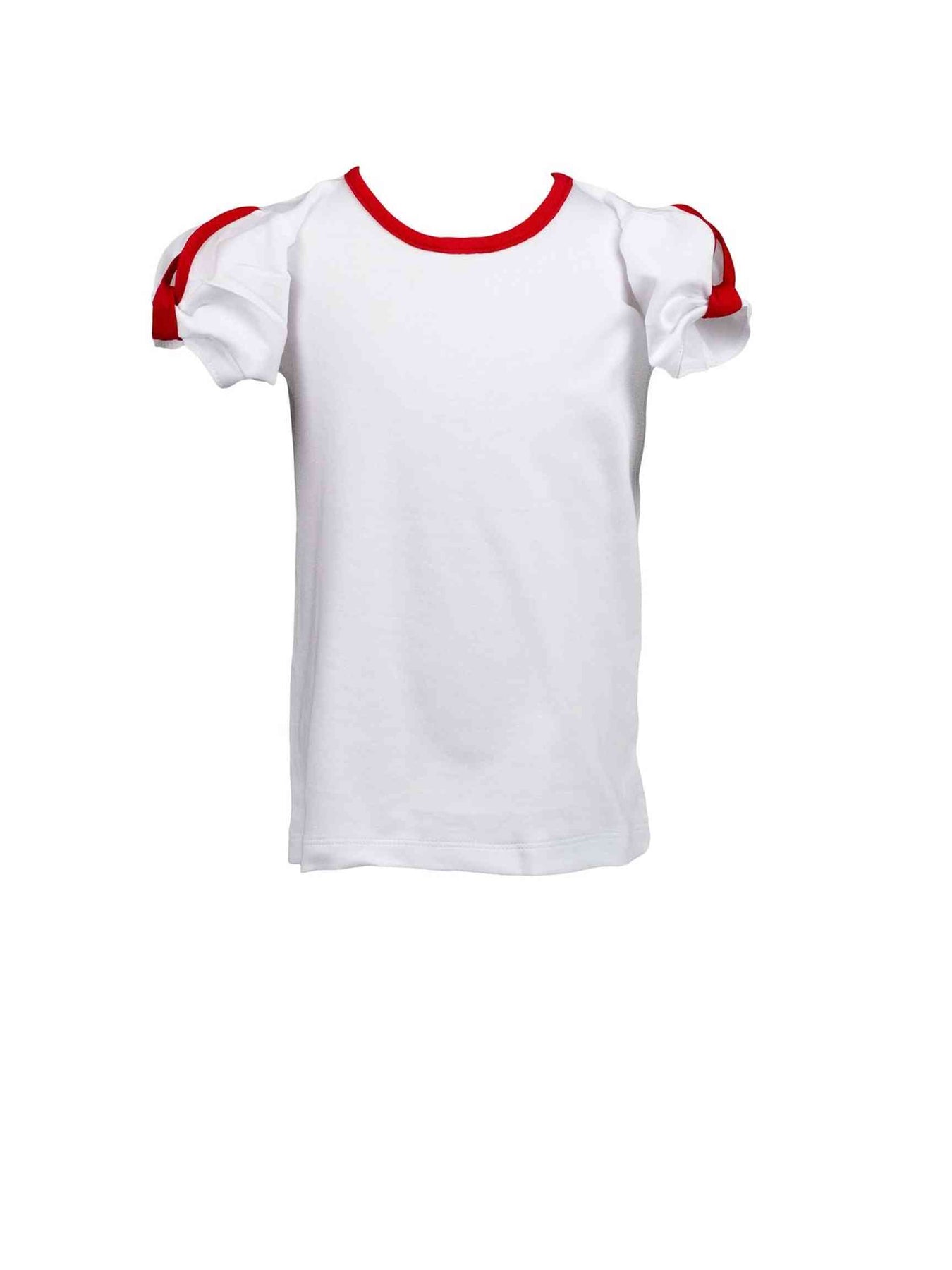Twist Shirt with Red | Posh Tots Children's Boutique
