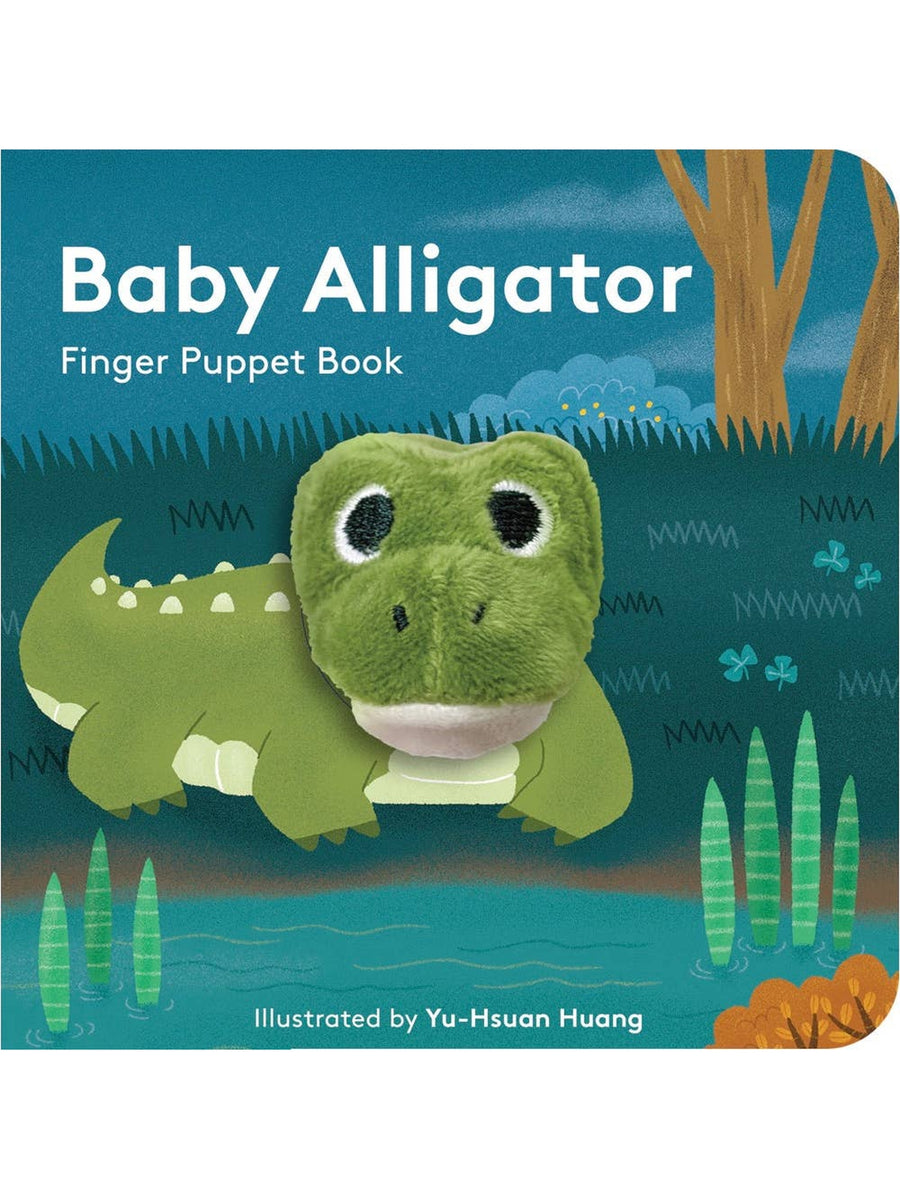 Baby Alligator Finger Puppet Book | Posh Tots Children's Boutique
