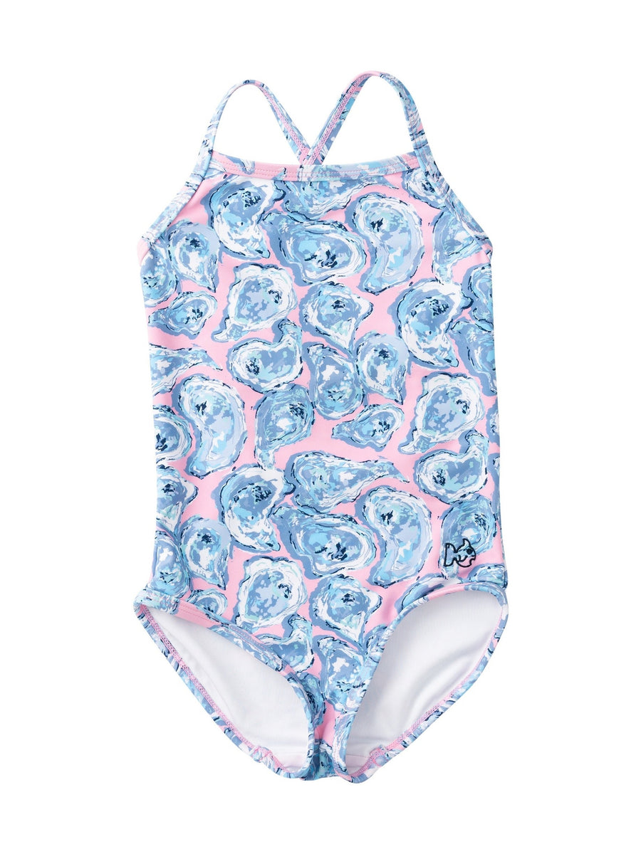 PRE-ORDER Spring Tides Bow Back One Piece Swimsuit | Posh Tots Children ...