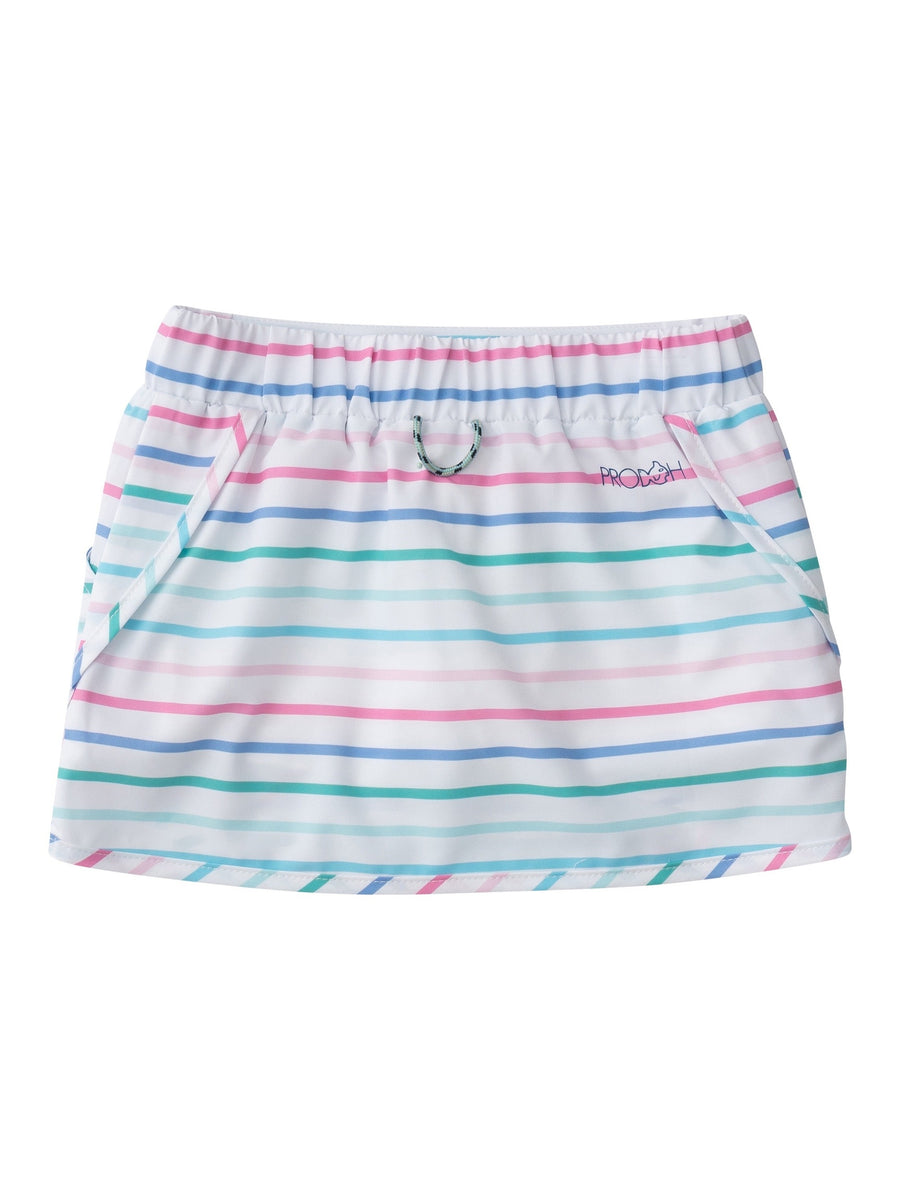 PRE-ORDER Carolina Catch Skort- Multi Color Stripe | Posh Tots Children ...