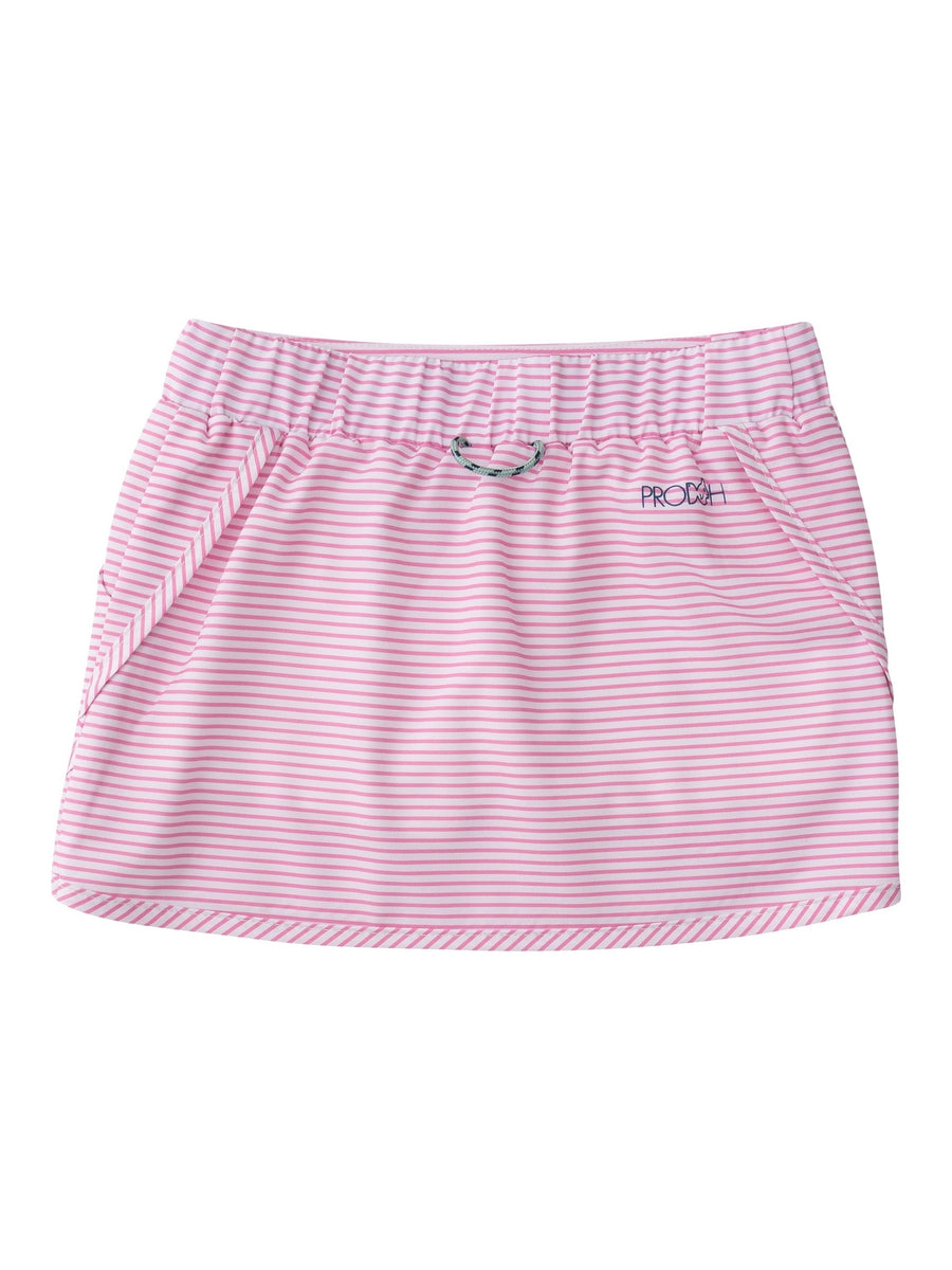 PRE-ORDER Girls Carolina Catch Skort- Fuchsia Pink Stripe | Posh Tots ...