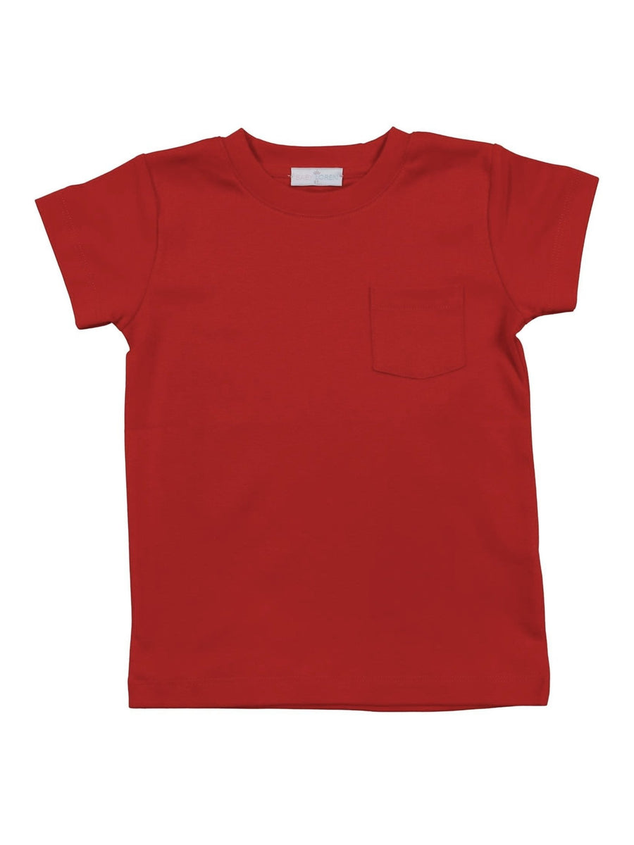 Solid Red T-Shirt | Posh Tots Children's Boutique