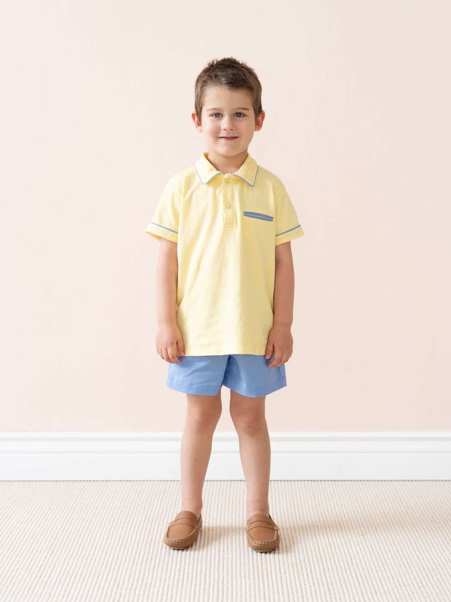 Simon Boy Polo Set | Posh Tots Children's Boutique