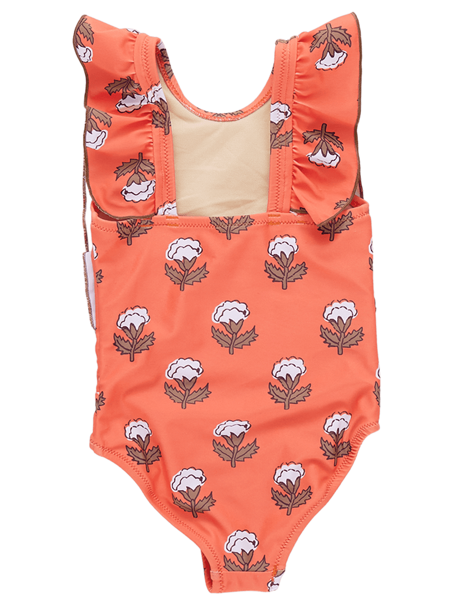 Katniss Suit- Orange Small Bud | Posh Tots Children's Boutique
