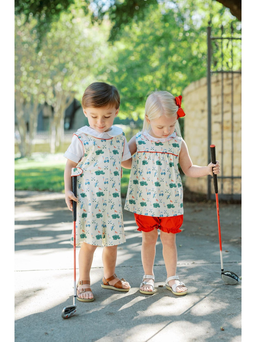 Golf Bloomer Set | Posh Tots Children's Boutique
