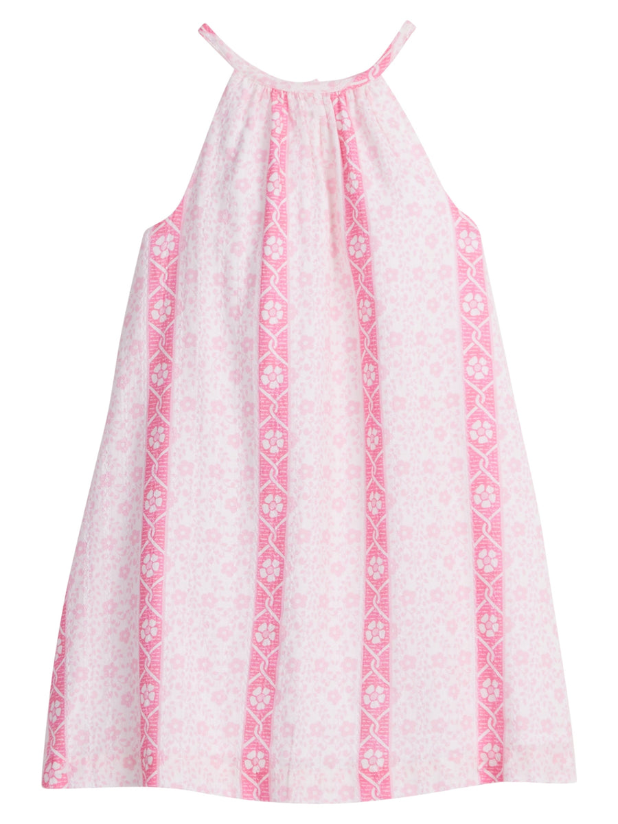 Halter Swing Dress - Valencia Vines | Posh Tots Children's Boutique