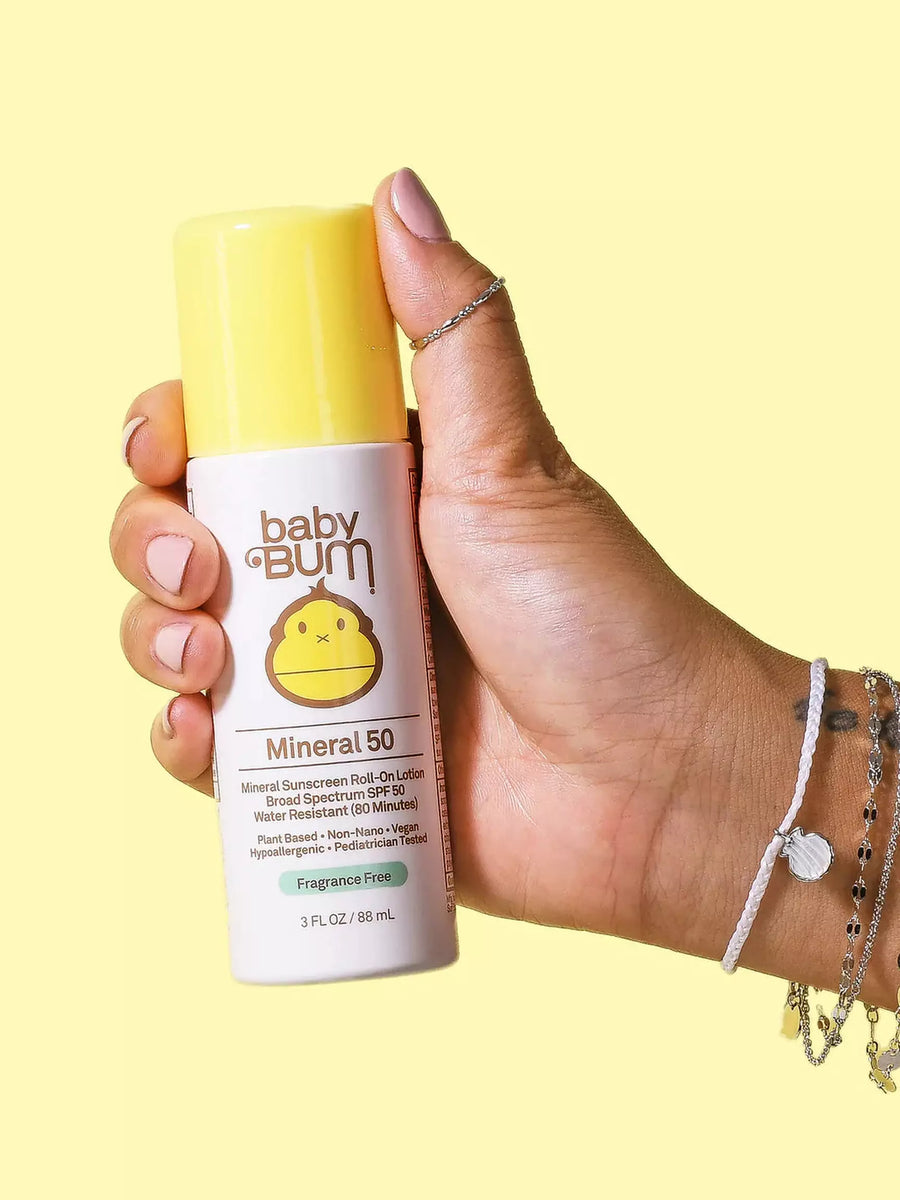 Mineral SPF 50 Sunscreen Roll-On Lotion - Fragrance Free | Posh Tots ...