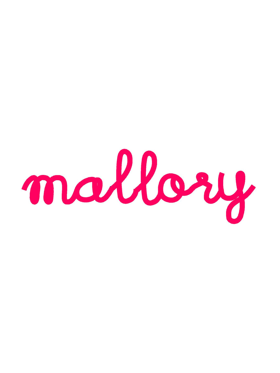 Mallory Font | Posh Tots Children's Boutique